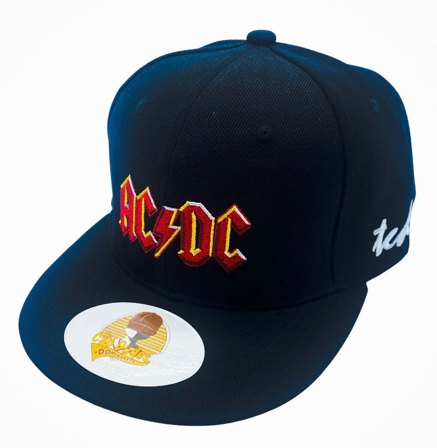 AC/DC Baseball Hat - Music Band Cap 9Fifty Snapback Style TCD – The Cap ...