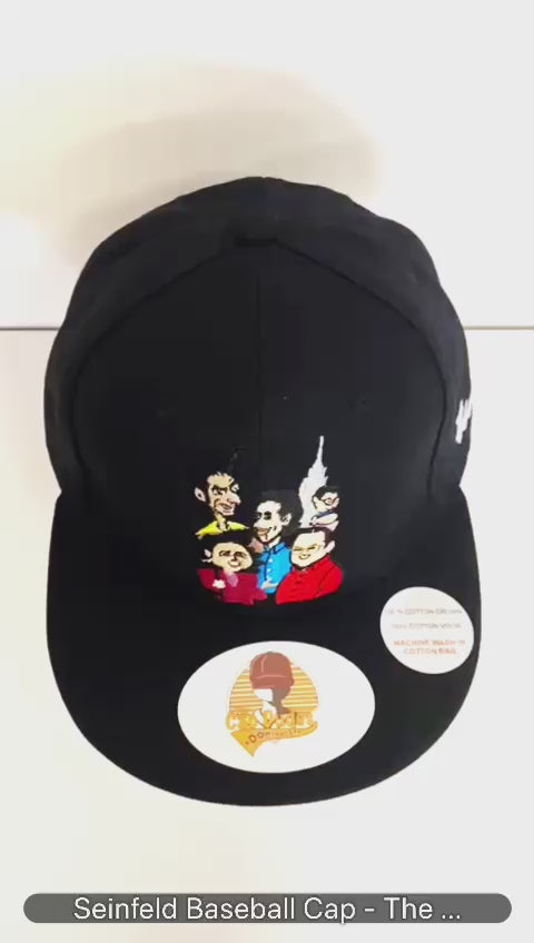Seinfeld Black Baseball Hat - TV Series Cap Snapback 9Fifty TCD – The ...
