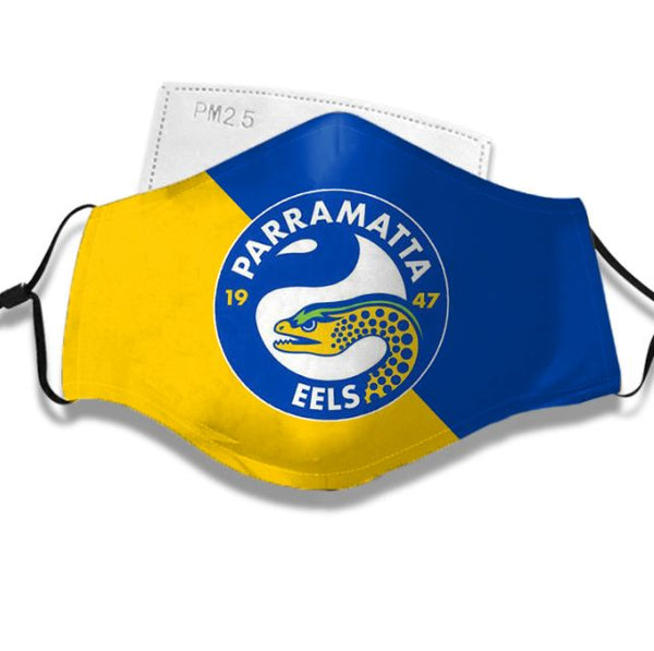 Sport - Parramatta Eels Face Mask - National Rugby League NRL – The Cap ...